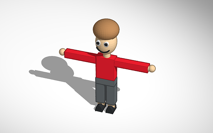3D design Human - Tinkercad