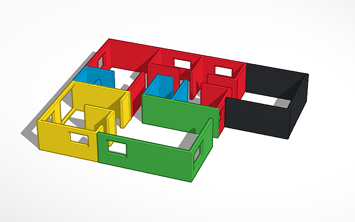 3D design Jacob Foote - Floor Plan & Layout | Tinkercad