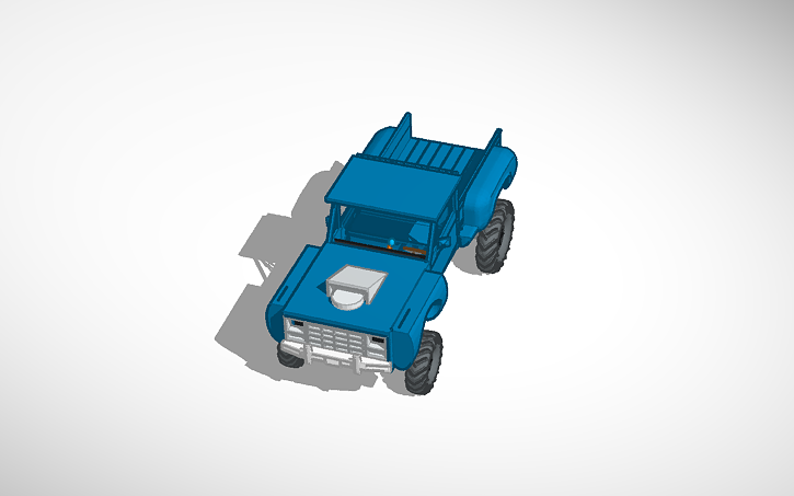 3D design ford mud drag - Tinkercad
