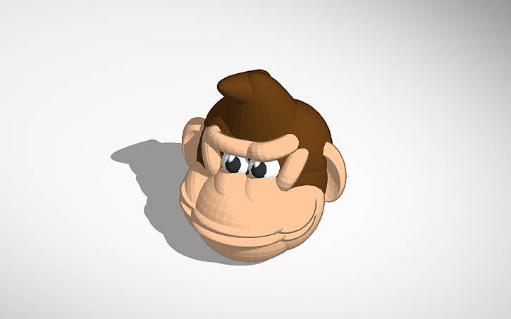 3D design Donkey Kong - Tinkercad