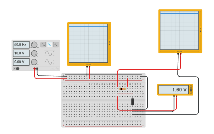 Circuit design Voltage Regulator - Tinkercad