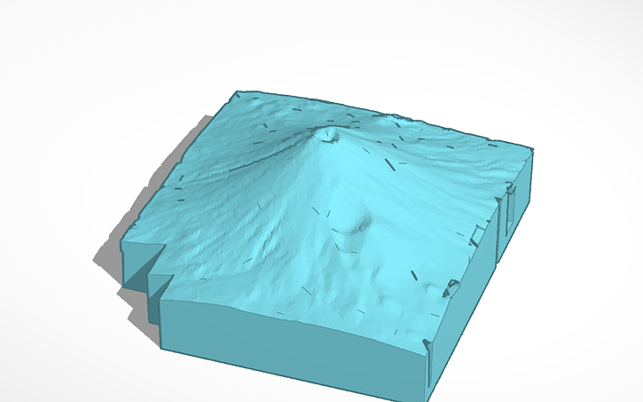 3D design Fritz volcano Fuji william | Tinkercad