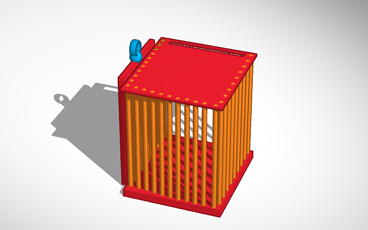3D design Bug cage - Tinkercad