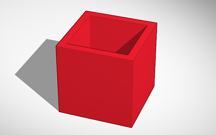 3D design Hollow Box - Tinkercad
