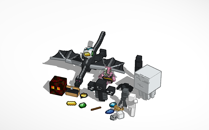 3D design Minecraft All Objects | Tinkercad