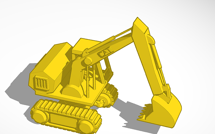 3D design 3D excavator | Tinkercad