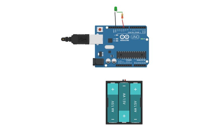 Circuit design SOS σε Morse | Tinkercad