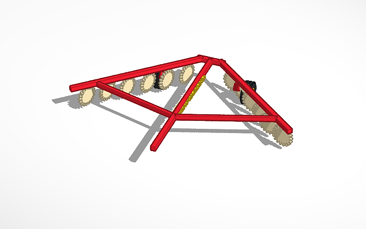 3D design NEW HOLEND WIND ROW RAKE - Tinkercad