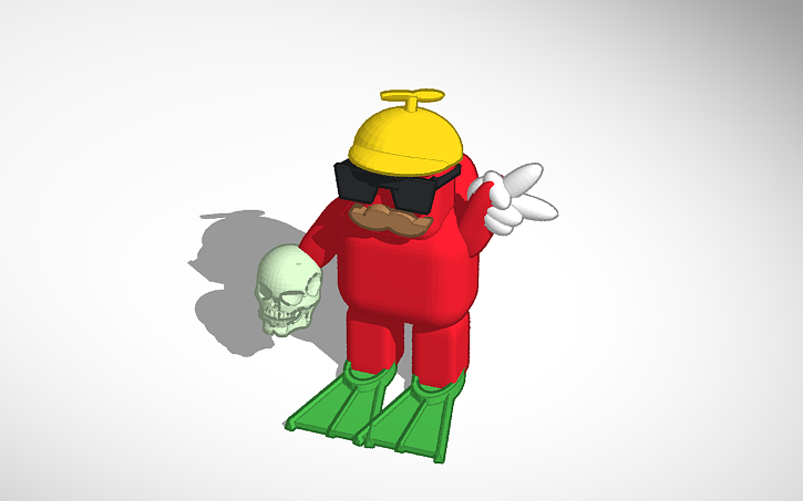 3D design Peace man | Tinkercad