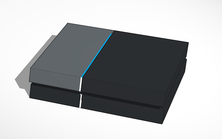 3D design Basic PS4 Design - Tinkercad