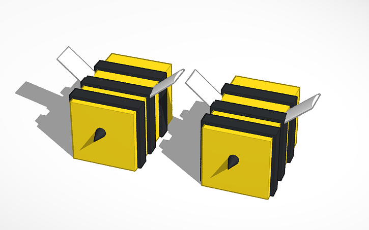 3D design minecraft bee | Tinkercad