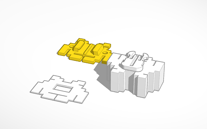 3D design invader_mount | Tinkercad
