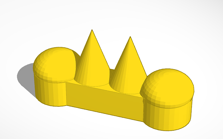 3D design Simple Sandcastle | Tinkercad
