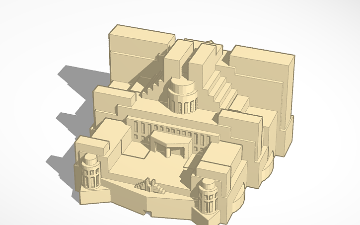3D design MI6 Headquarters - Tinkercad