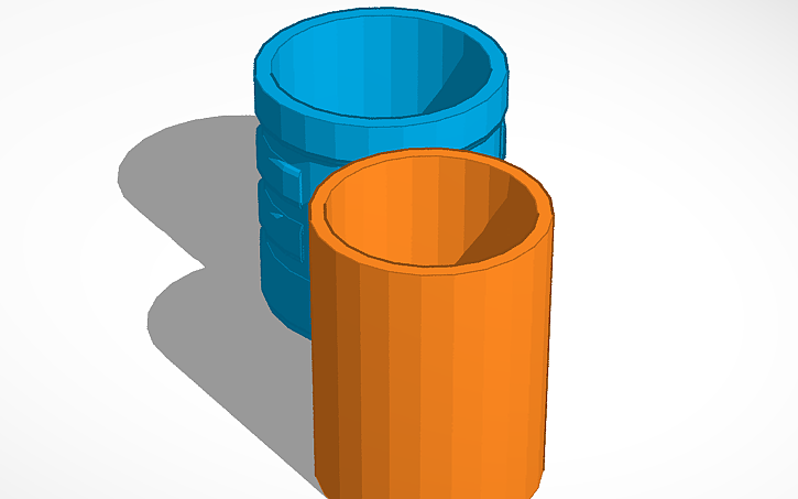 3D design cool pen holder - Tinkercad