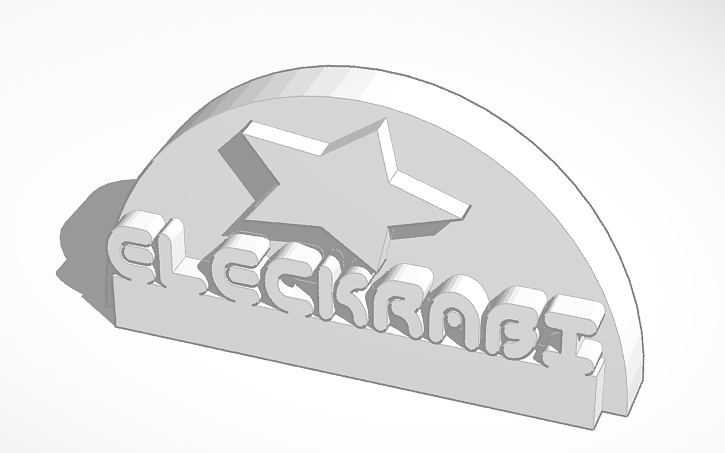 3D design Copy of Elok Logo | Tinkercad