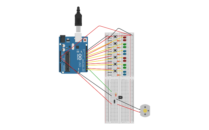 Circuit design Cat_arduino_setup | Tinkercad