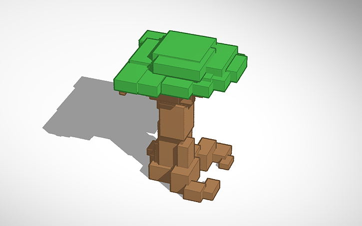 3D design Árvore - Tinkercad