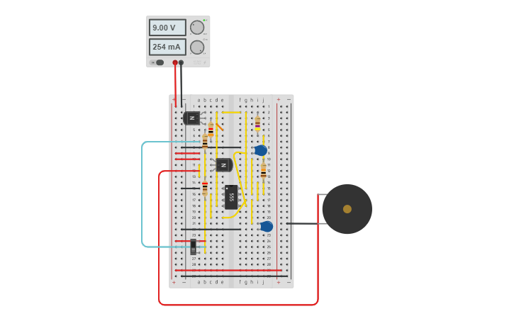 Circuit design Project Circuit - Tinkercad