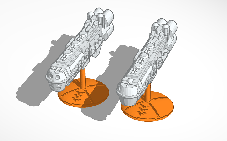 3d Design Ad Mech Lunar Class Cruiser Tinkercad