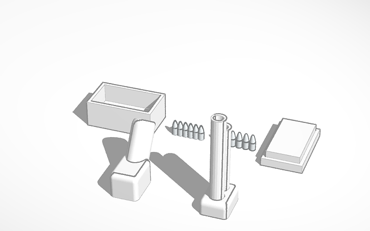 3D design gun - Tinkercad