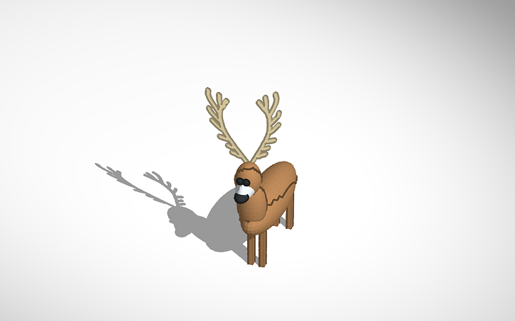 3D design Randolph The Whitetail Reindeer | Tinkercad