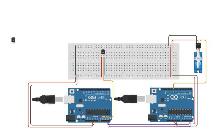 Circuit design IoT - PS3 Temperature Controlled Window - Tinkercad