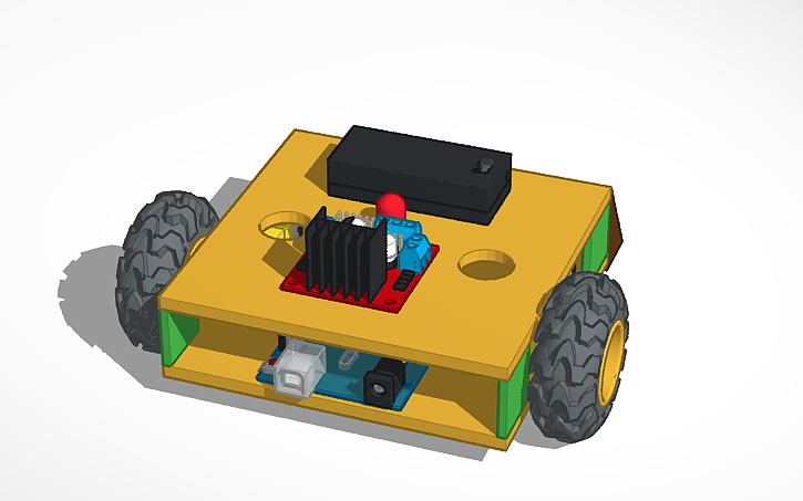 3D design SUMO-BOT_01 - Tinkercad