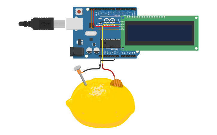 Circuit Design Lab 5 Display 16x2 Tinkercad