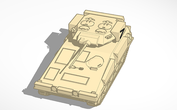 3D design FV107 Scimitar 🇬🇧 - Tinkercad