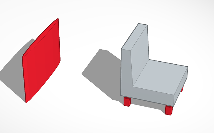 3D design office chair - Tinkercad