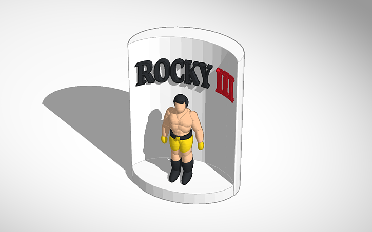 3D design Rocky Balboa / #RockyIII | Tinkercad