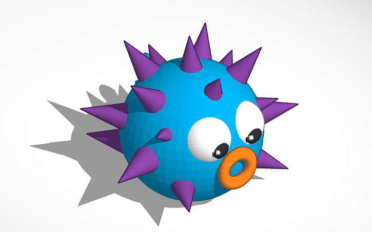 3D design Copy of Lesson3_Fish - Tinkercad