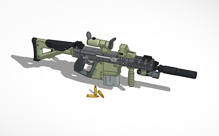 3D design M249 - Tinkercad
