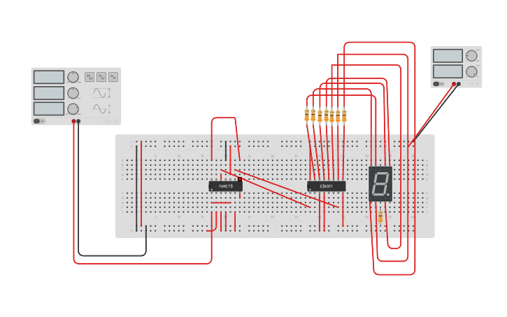 Circuit design UAS MAGE 0 2 1 - Tinkercad