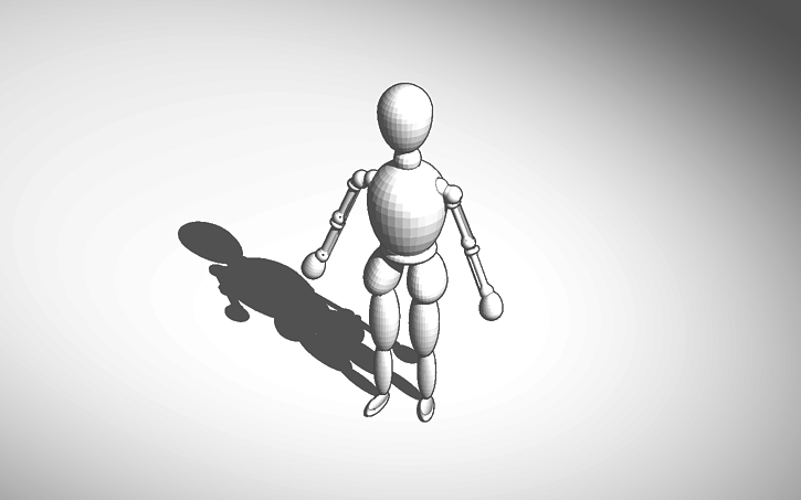 3D design human - Tinkercad
