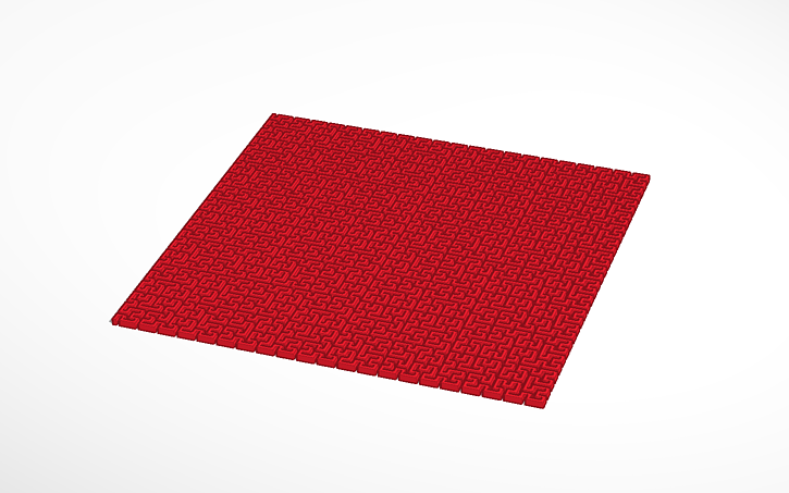 3D design Hilbert curve - Tinkercad