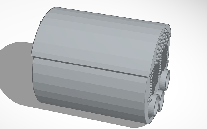 3D design Titanic #Titanicpart 3 / boiler - Tinkercad