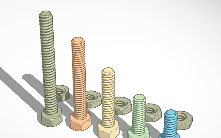 3D design thread M10 Gewinde M10 | Tinkercad