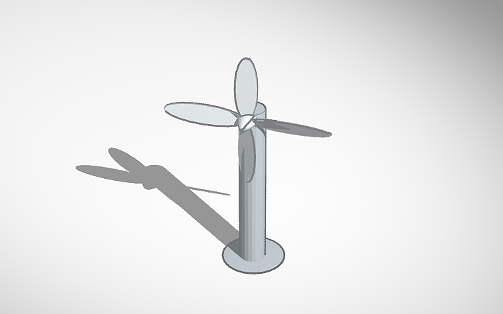 3D design Ventilador - Tinkercad