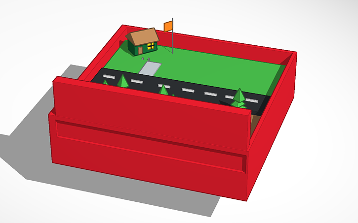 3D design landscape - Tinkercad