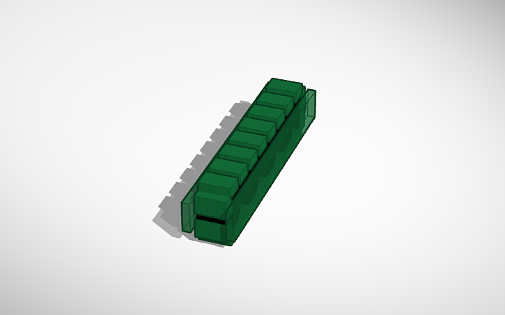 3D design Tank Tread - Tinkercad