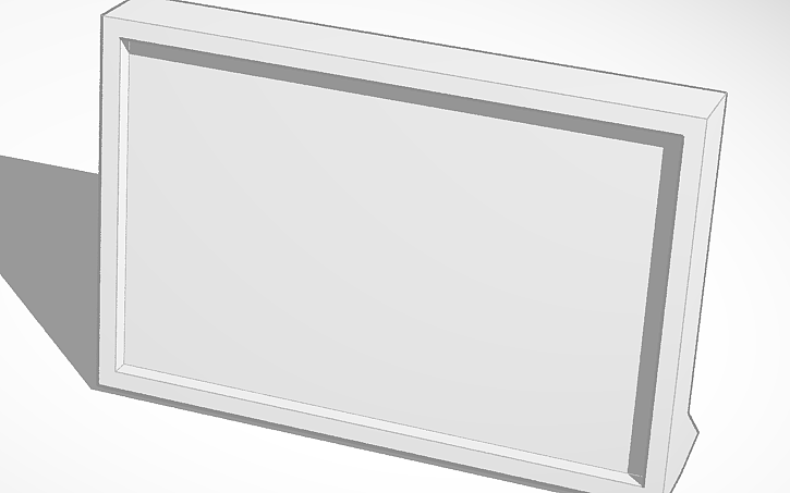 3D design Picture Frame - Tinkercad