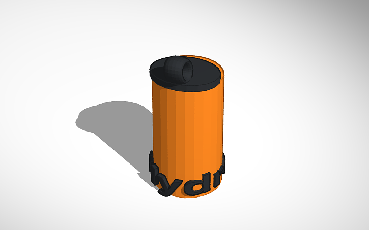 3D design Hydro Flask sksksksksskskskkss - Tinkercad