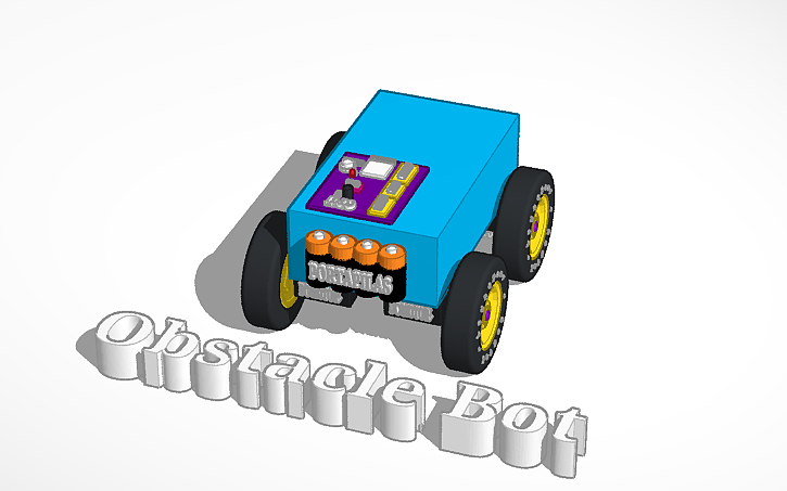 3D design XXBC_Obstacle bot_402 | Tinkercad