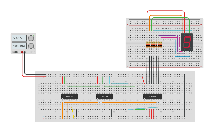 Circuit design 4511 - Tinkercad