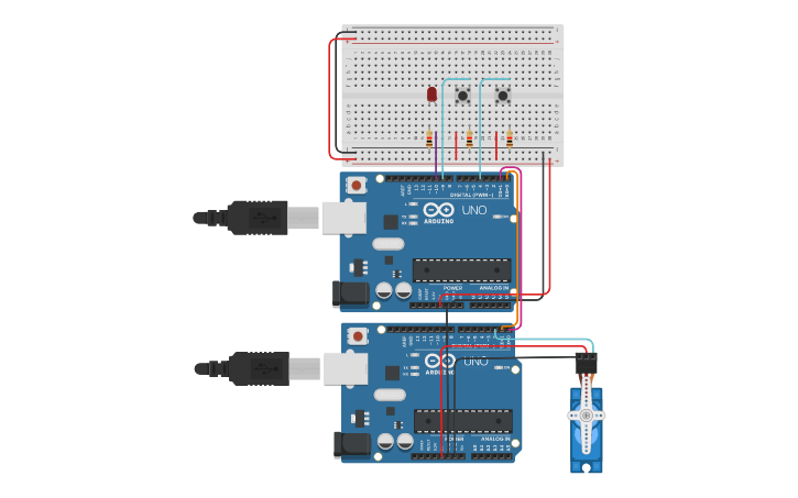 Circuit design AC7- USB - Tinkercad