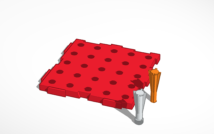 3D design Optics Breadboard | Tinkercad