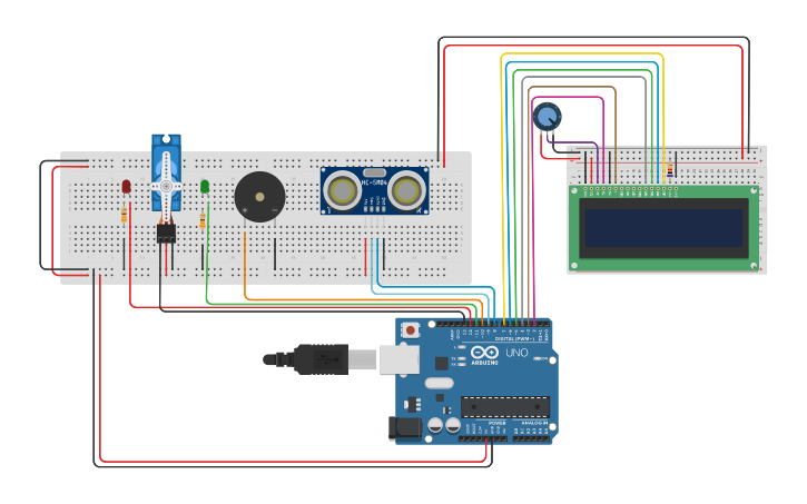 Circuit design ANTENNA RADAR - Tinkercad Circuit design ANTENNA RADAR - Tinkercad
