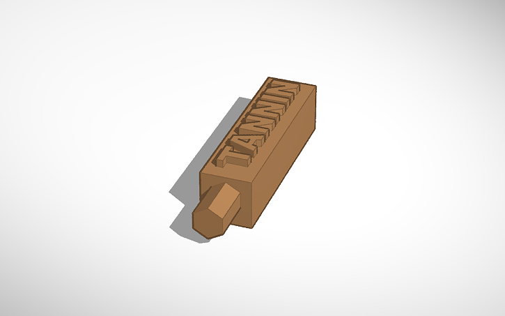 3D design Flash Drive | Tinkercad